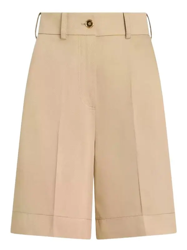 PATOU Belt-loops Bermuda Shorts - Neutrals