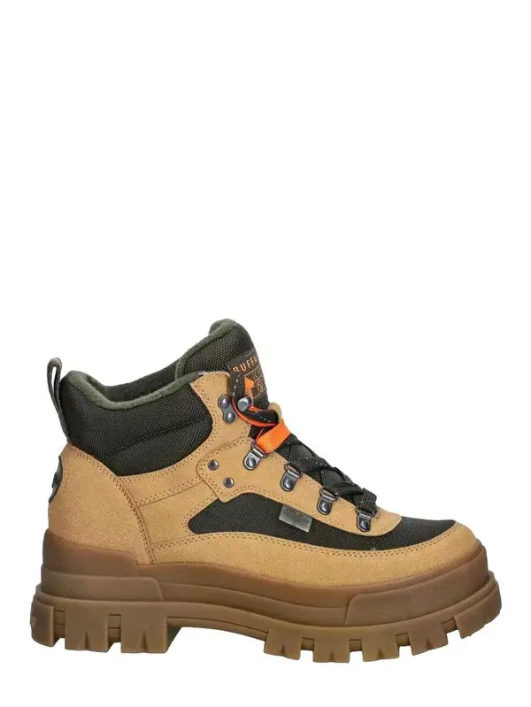 BUFFALO Aspha Lug-sole Lace-up Boots - Neutrals