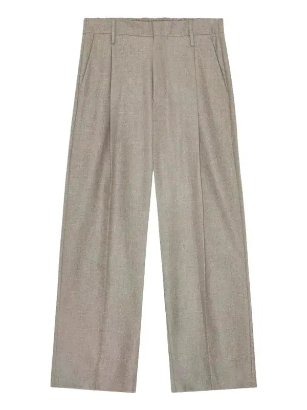Nn07 Kay Pleated Trousers - Neutrals