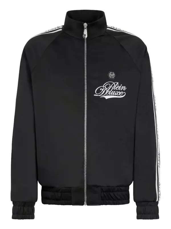 Philipp Plein Stripe Deluxe Signature Jacket - Black
