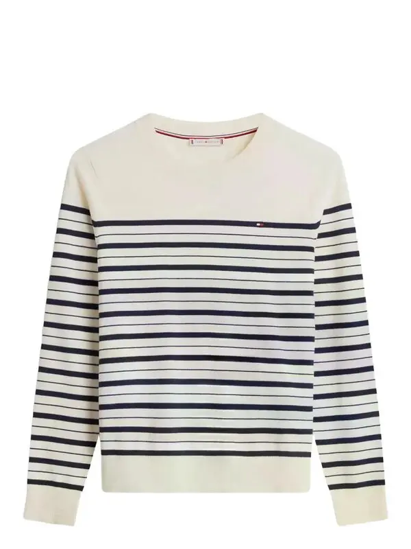 Tommy Hilfiger Striped-pattern Sweater - Neutrals