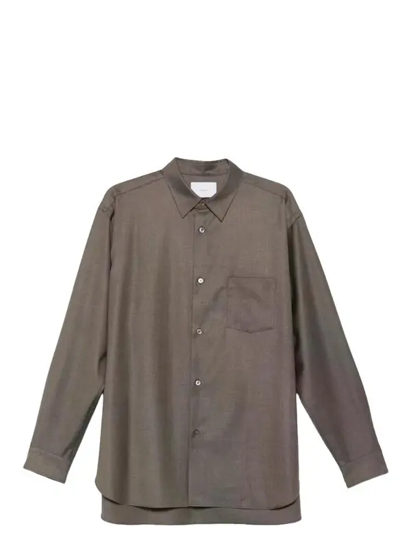 STEIN Chest-pocket Shirt - Grey