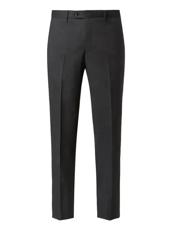 Pal Zileri Buttoned Straight Leg Trousers - Grey