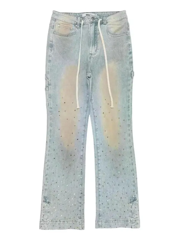 DUAA Rhinestone-embellished Jeans - Blue