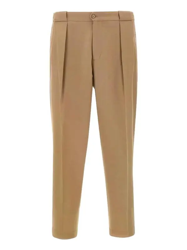 BRIGLIA 1949 Pleated Trousers - Brown