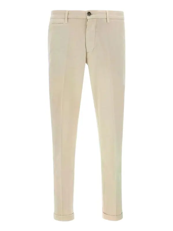 RE-HASH Mucha Cuffed-hem Chinos - Neutrals