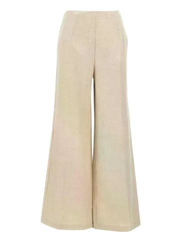 Faithfull The Brand High-waisted Flared Trousers - Neutrals