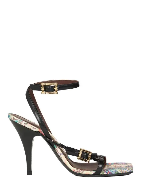 Etro 90mm Leather High-heeled Sandals - Neutrals