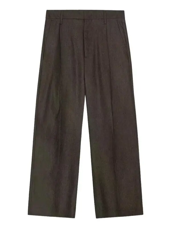 Nn07 Kay Pleated Trousers - Brown