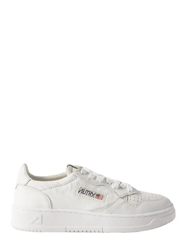 AUTRY Medalist Low Leather Sneakers - White