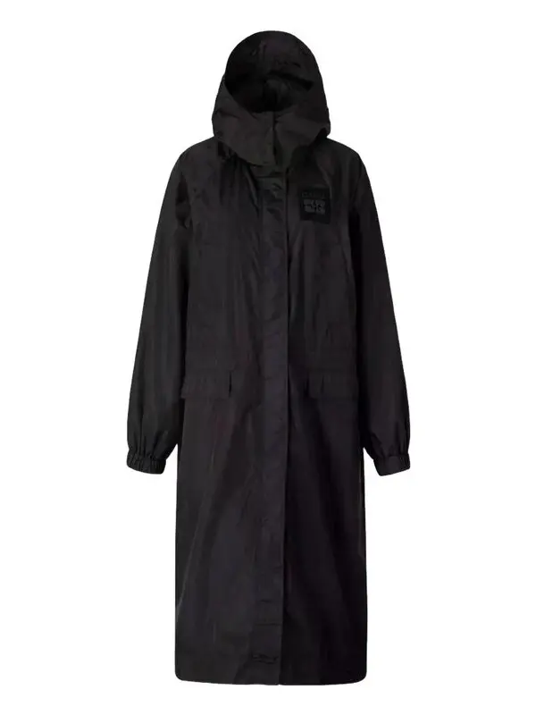 GANNI Flyweight Hooded Parka - Black
