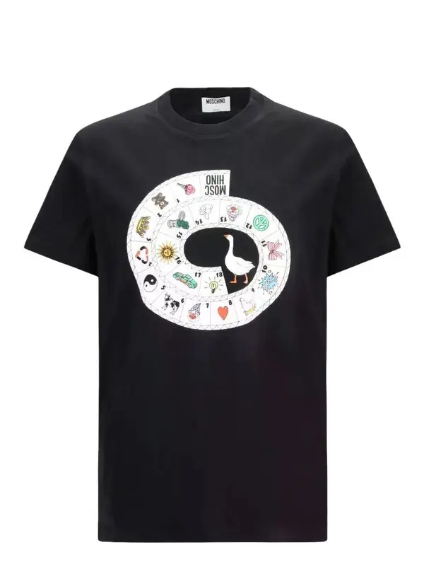 Moschino Graphic-print T-shirt - Black