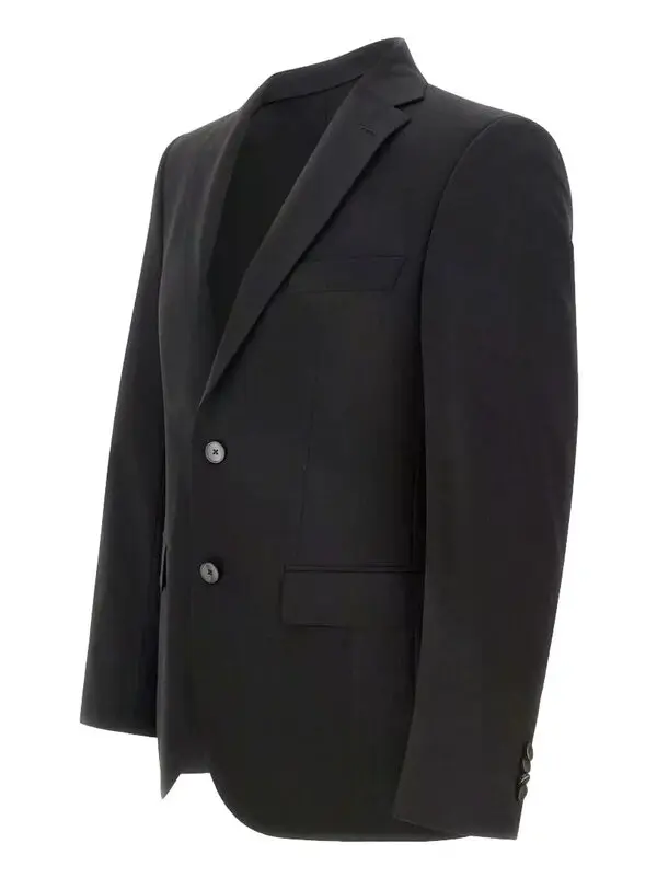 BOSS H-harvey Flap-pocket Blazer - Black