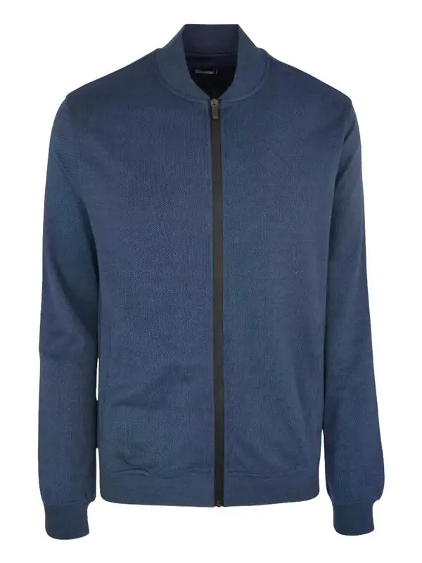 Pal Zileri Zip-up Sweater - Blue