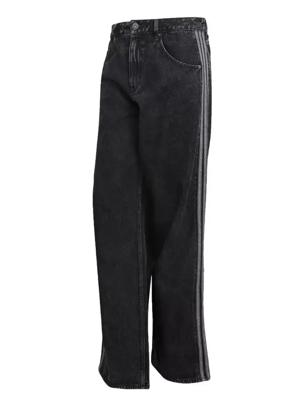 Adidas Firebird Striped Jeans - Black