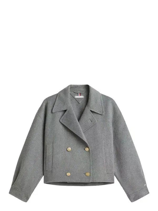 Tommy Hilfiger Double-breasted Coat - Grey