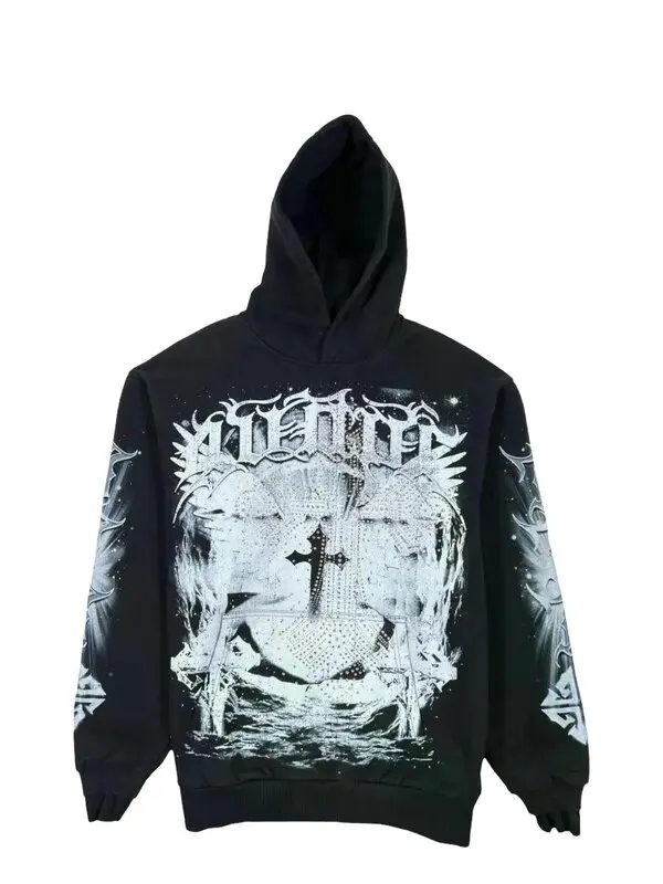 GUAPI Heavens Vault V3 Graphic Hoodie - Black