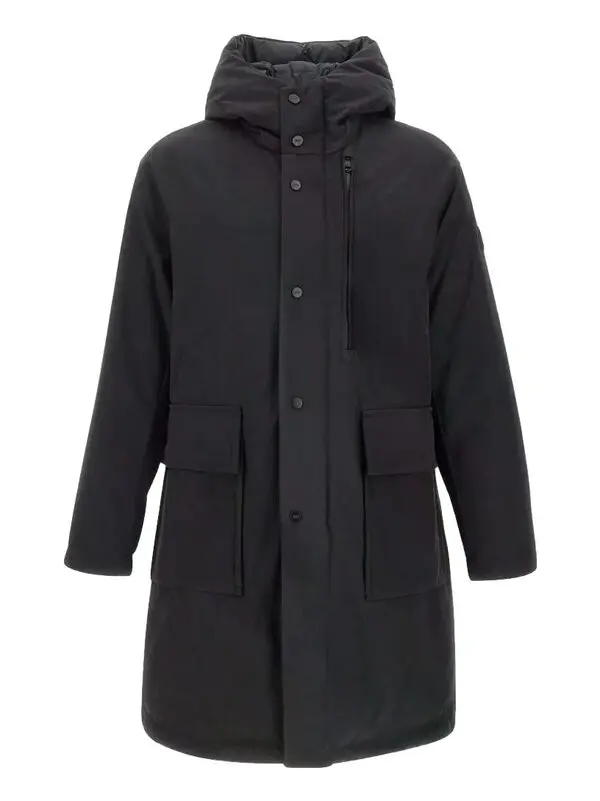 DUNO Mirror Hooded Coat - Black