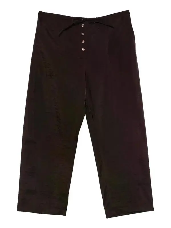 Studio Nicholson Hera Button Tie Trousers - Brown