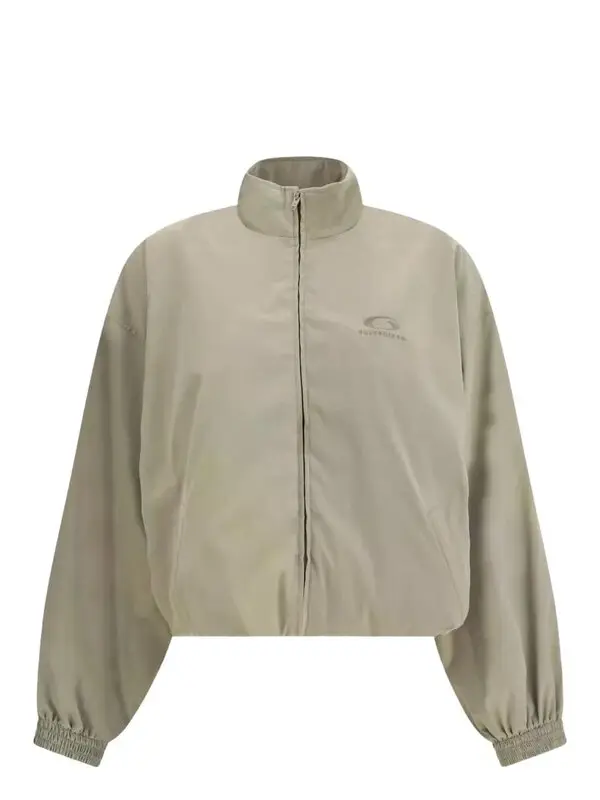 Balenciaga Logo-detail Bomber Jacket - Neutrals