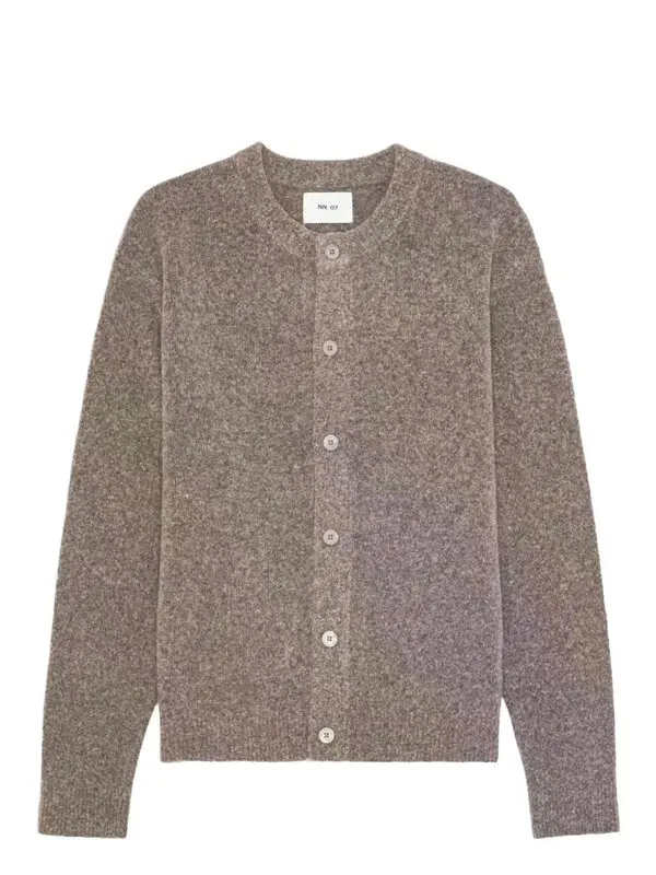 Nn07 Jasper Crew-neck Cardigan - Brown