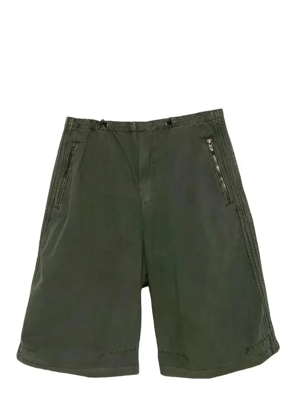 Diesel P-stitch Zip Shorts - Green