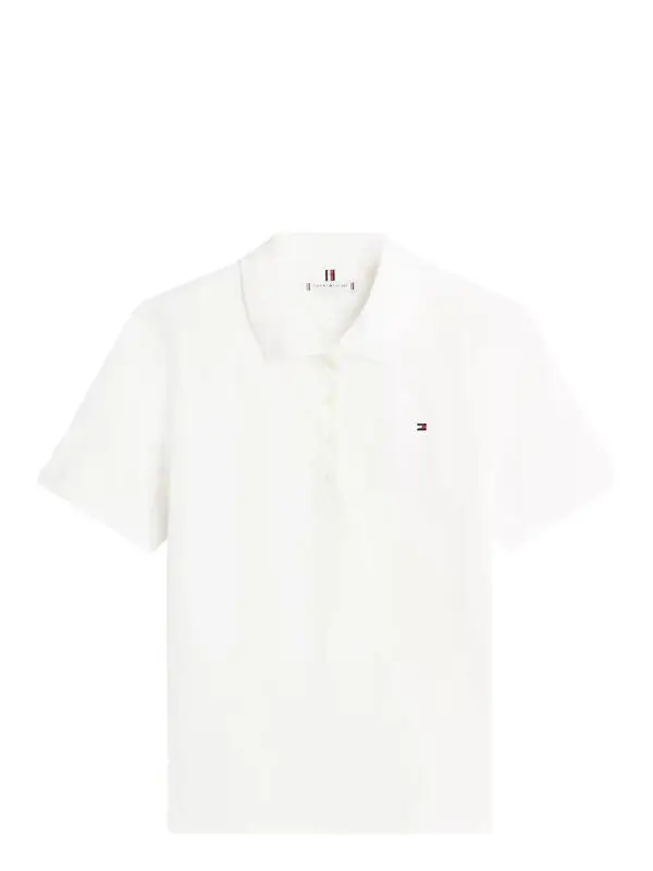 Tommy Hilfiger Collared Short-sleeve Polo - White