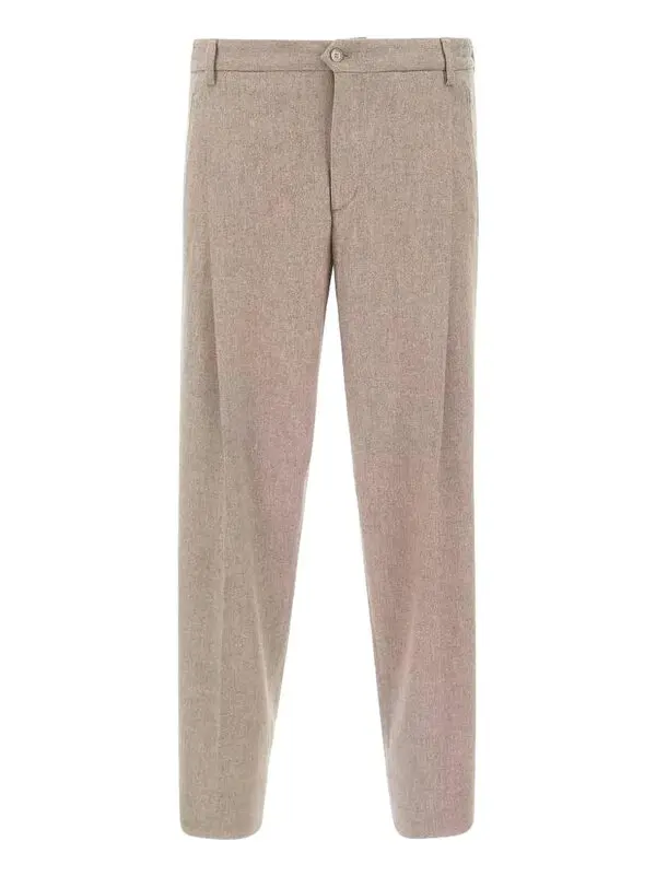 BRIGLIA 1949 Manhattans Belt-loop Trousers - Neutrals