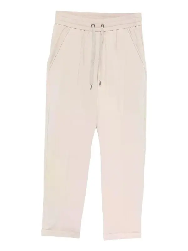 Brunello Cucinelli Drawstring Trousers - Neutrals