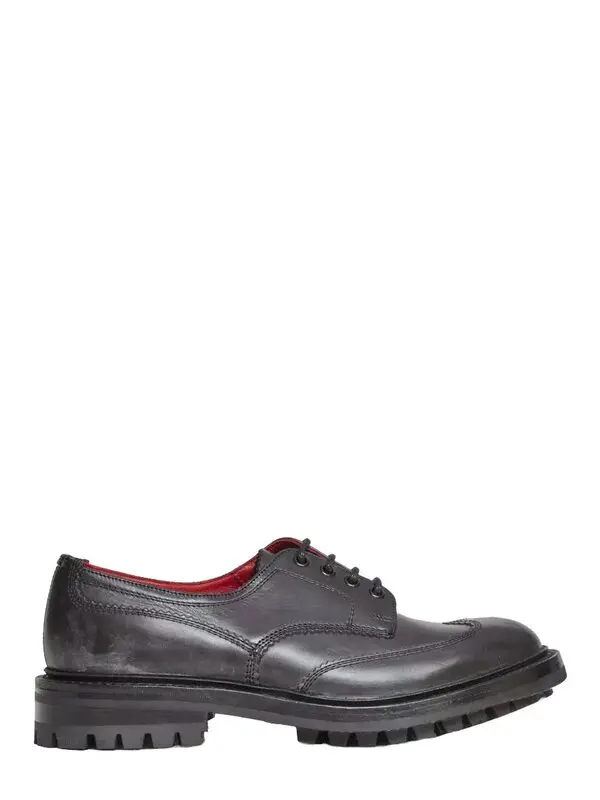 TRICKER'S Lace-up Derby Shoes - Black