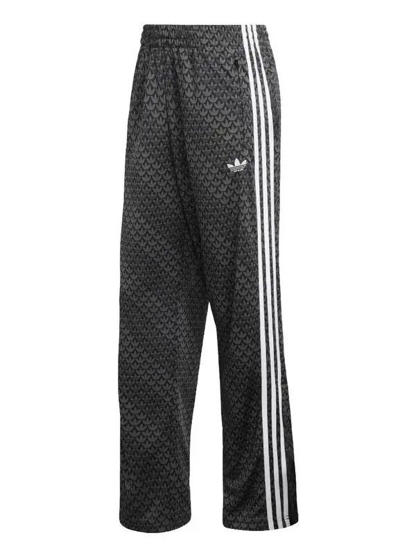 Adidas Firebird Logo-print Stripe Track Pants - Grey