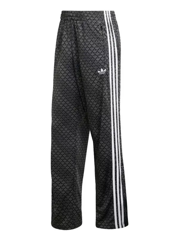 Adidas Firebird Logo-print Stripe Track Pants - Grey