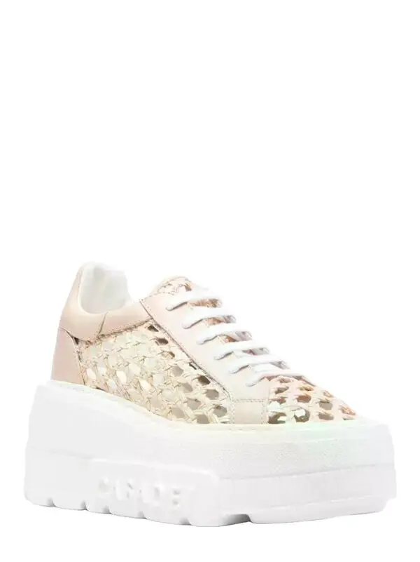 Casadei Nexus Versilia Platform Sneakers - Neutrals