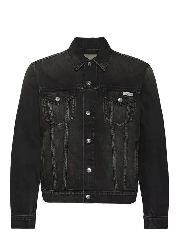 Calvin Klein Buttoned Jacket - Black