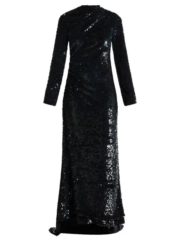 ILTA Adeline Sequin Maxi Dress - Black