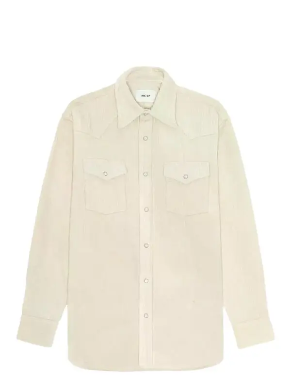 Nn07 Ricky Corduroy Shirt - Neutrals