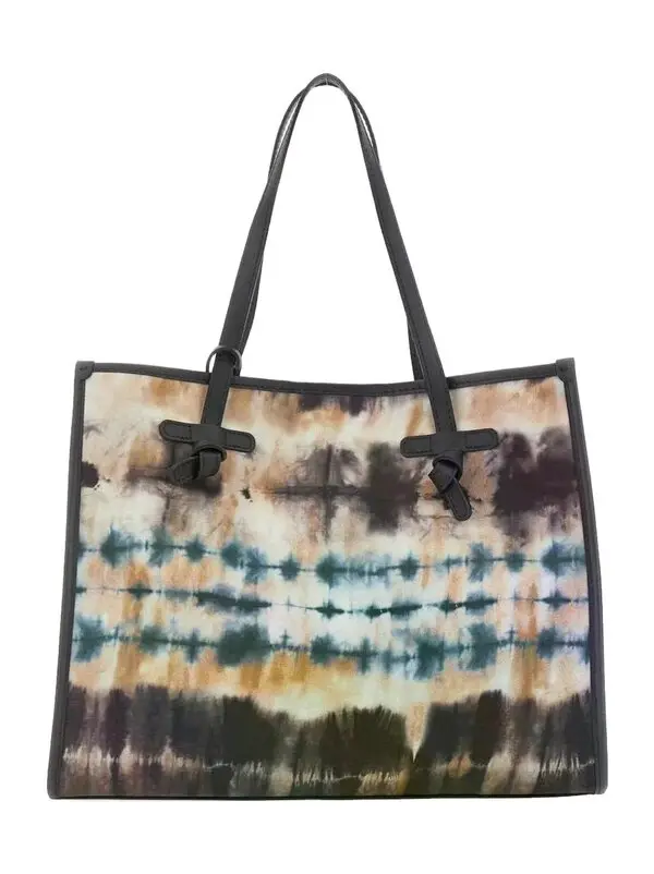 GIANNI CHIARINI Marcella Tie-dye Shoulder Bag - Brown