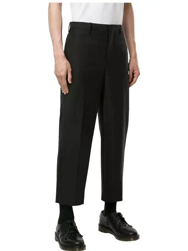 Neil Barrett Cropped Tailored Trousers - Black