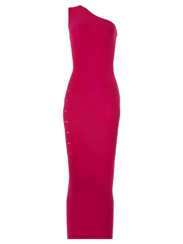 Wolford Slash Midi Dress - Pink
