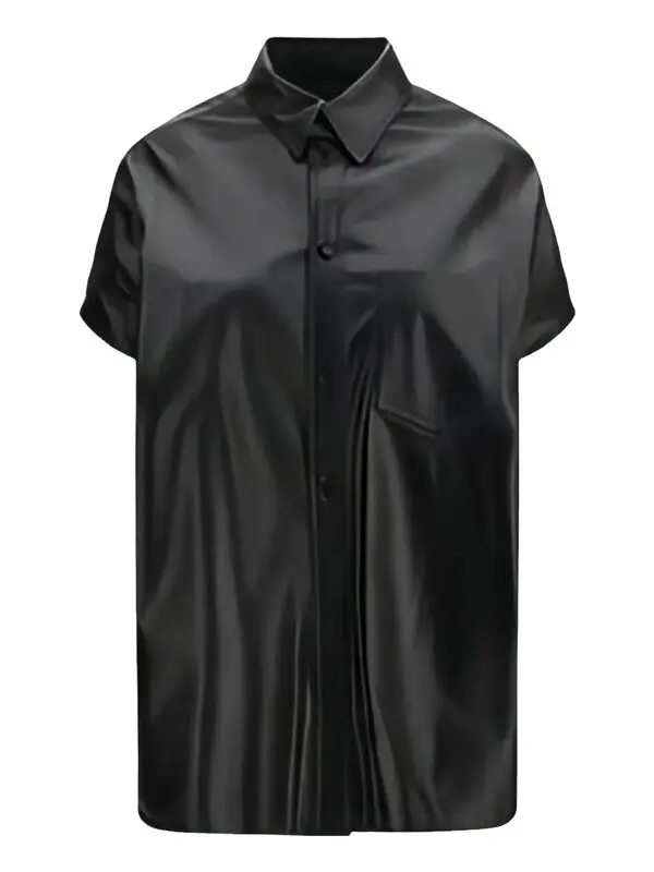 Balenciaga Pocket Mini Shirt Dress - Black