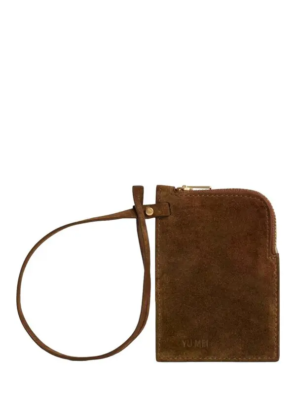YU MEI Greta Zip Clutch - Brown