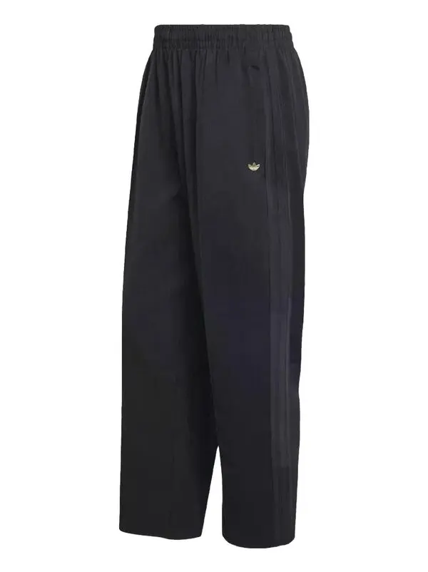 Adidas Firebird Pinstripe Logo Track Pants - Black