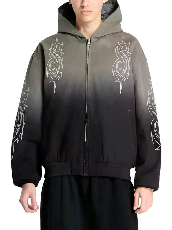PLEASURES X Slipknot Star Hooded Jacket - Black