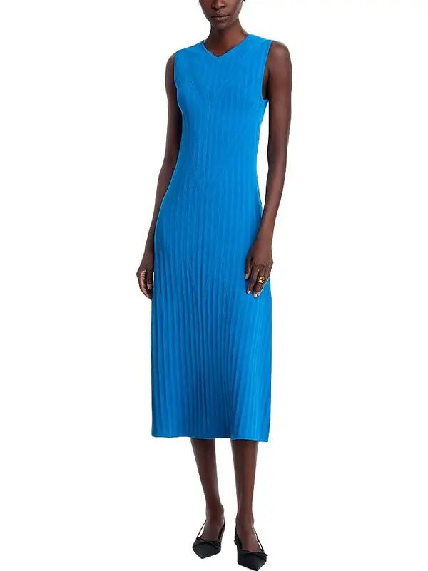 Elie Tahari The Lori Sweater Dress - Blue Palace