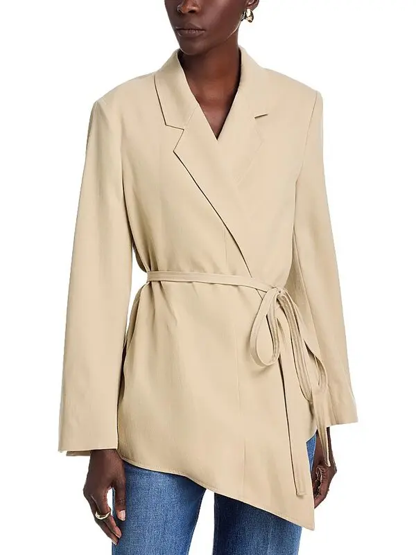 BOSS Joscara Belted Jacket - Pumice