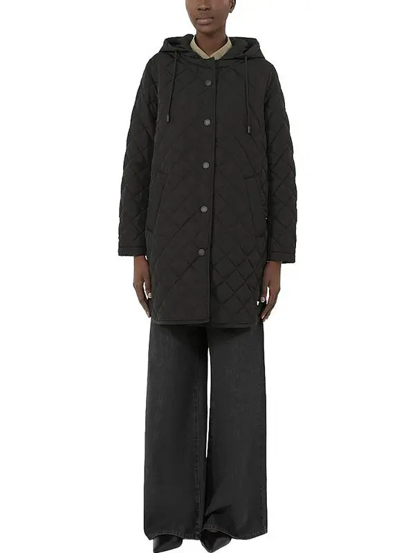 Max Mara Wkderio Coat - Black