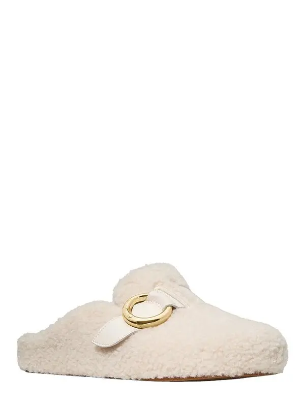 Kate Spade New York Halo Shearling Clogs - Natural