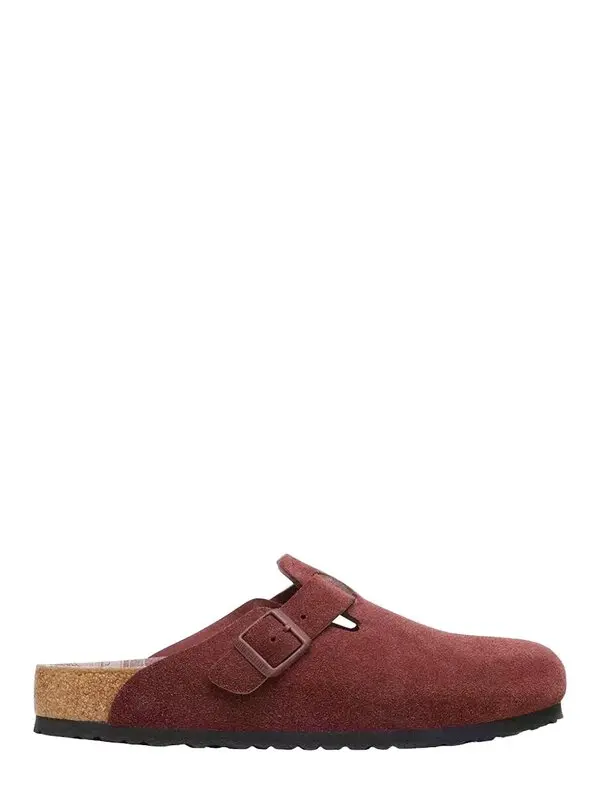 BIRKENSTOCK Boston Buckle-strap Mules - Red