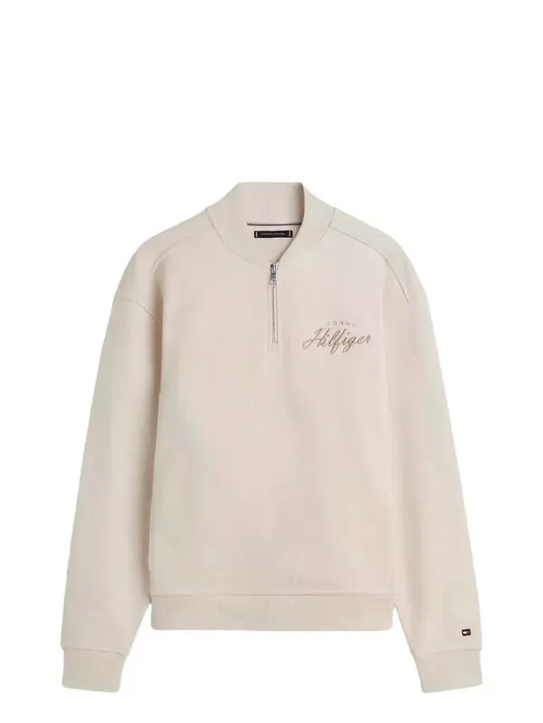 Tommy Hilfiger Half-zip Sweatshirt - Neutrals