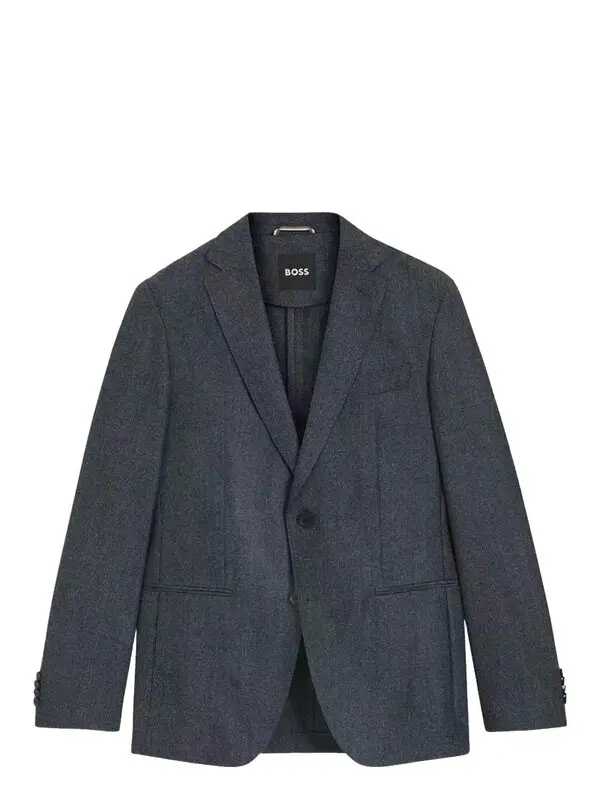 BOSS Textured Blazer - Blue